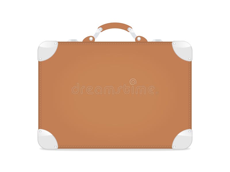 Travel Suitcase. 2d Illustration Stock Vector - Illustration of journey ...