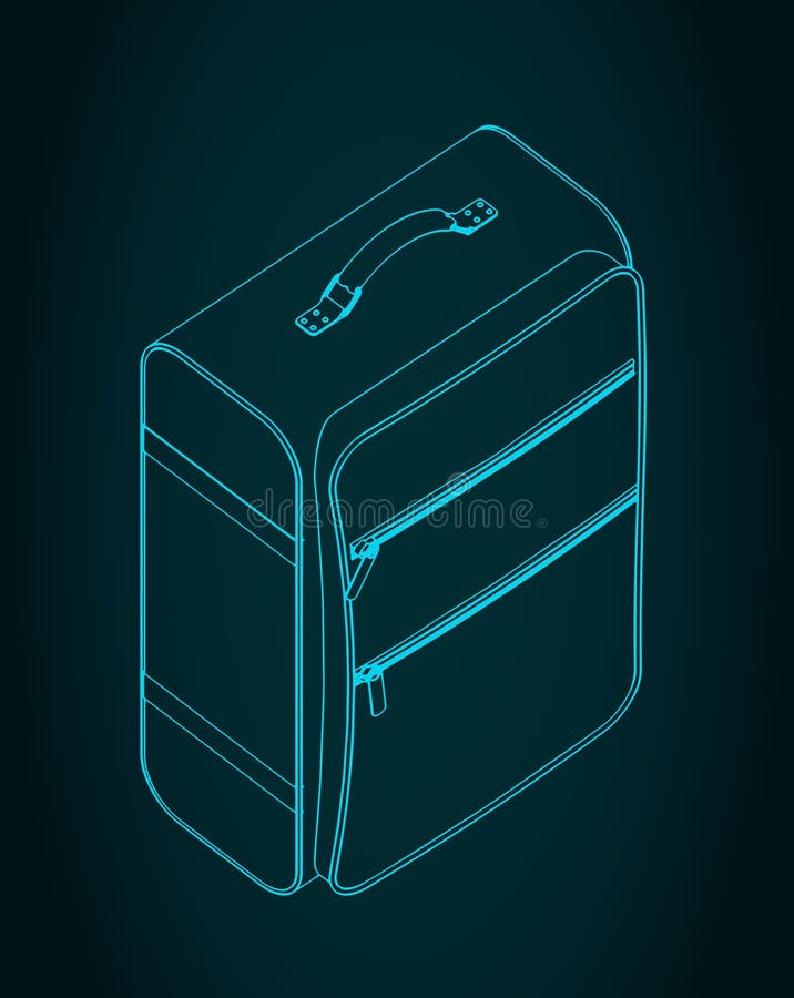 Suitcase Blueprint Stock Illustrations – 210 Suitcase Blueprint Stock ...