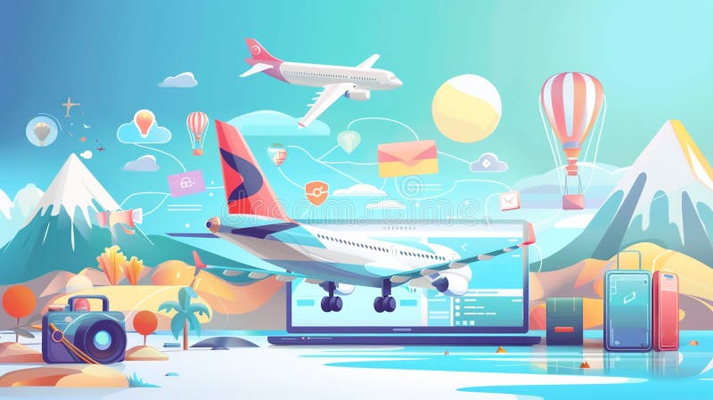 Travel Tech Industry Presentation Showcasing Travel Tech Firm Visuals ...