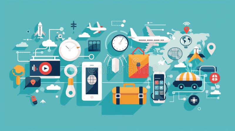 Travel Tech Industry Presentation Showcasing Travel Tech Firm Visuals ...