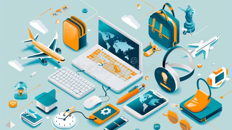 Travel Tech Industry Presentation Showcasing Travel Tech Firm Visuals ...