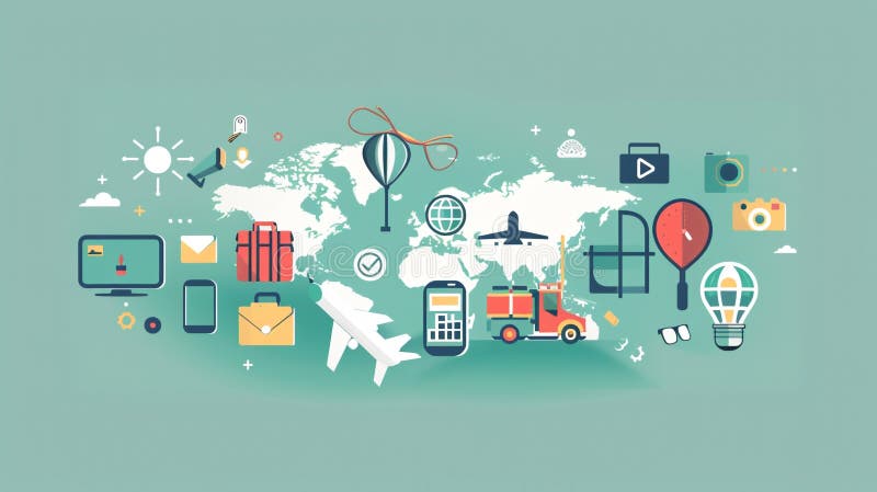 Travel Tech Industry Presentation Showcasing Travel Tech Firm Visuals ...