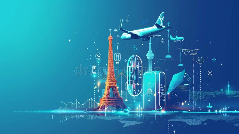 Travel Tech Industry Presentation Showcasing Travel Tech Firm Visuals ...