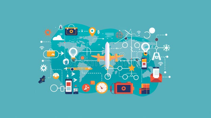 Travel Tech Industry Presentation Showcasing Travel Tech Firm Visuals ...