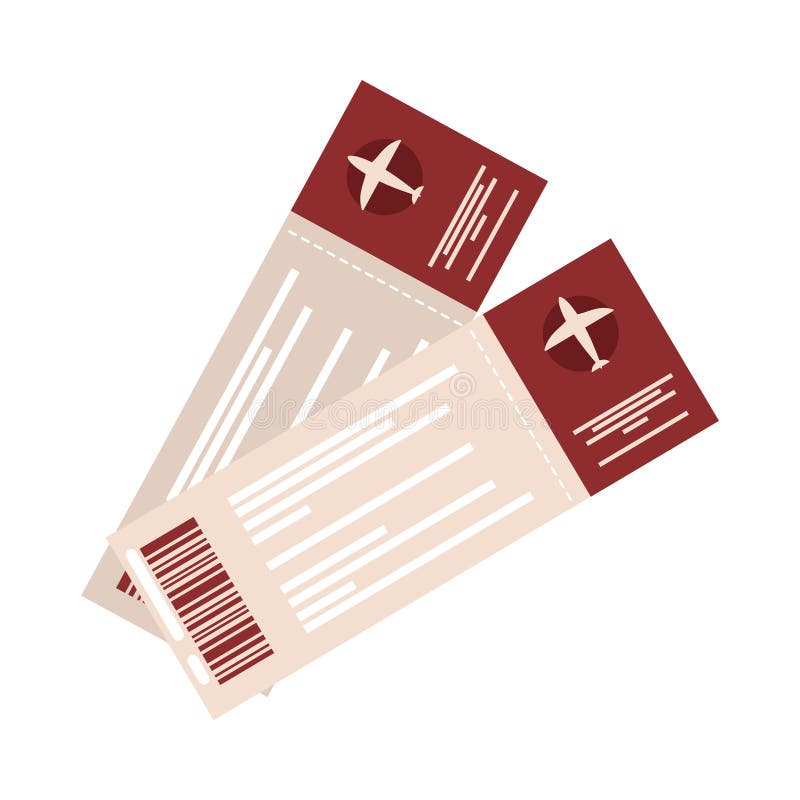 Travel tickets flight stock vector. Illustration of document - 273165682
