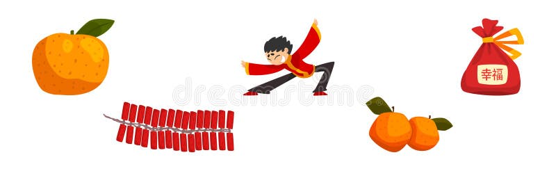 Travel To China with National Object and Attribute Vector Set Stock ...