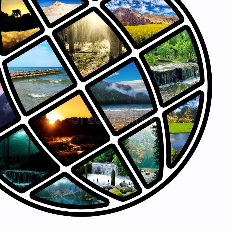 Travel and tourism. stock image. Image of tour, collage - 79358513