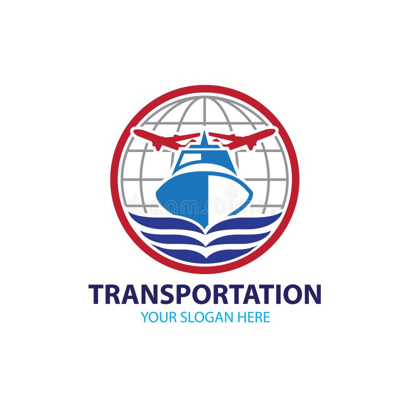 Global transportation logo stock illustration. Illustration of global ...