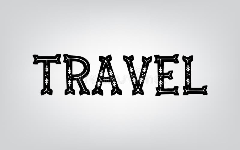Travel typography stock vector. Illustration of design - 164043778