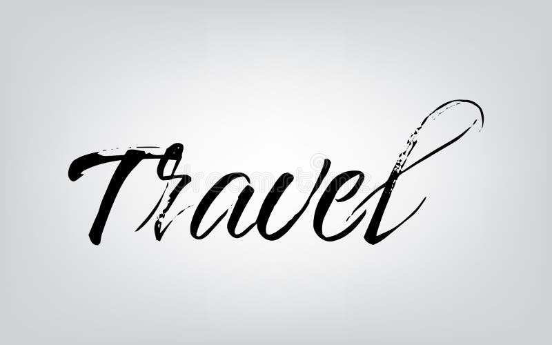 Travel typography stock vector. Illustration of elegance - 164043780