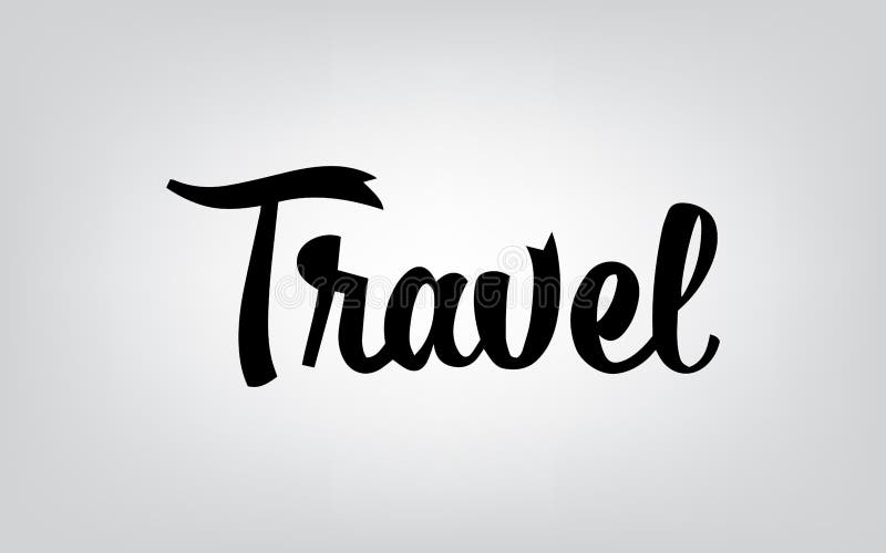 Travel typography stock vector. Illustration of creative - 164044344