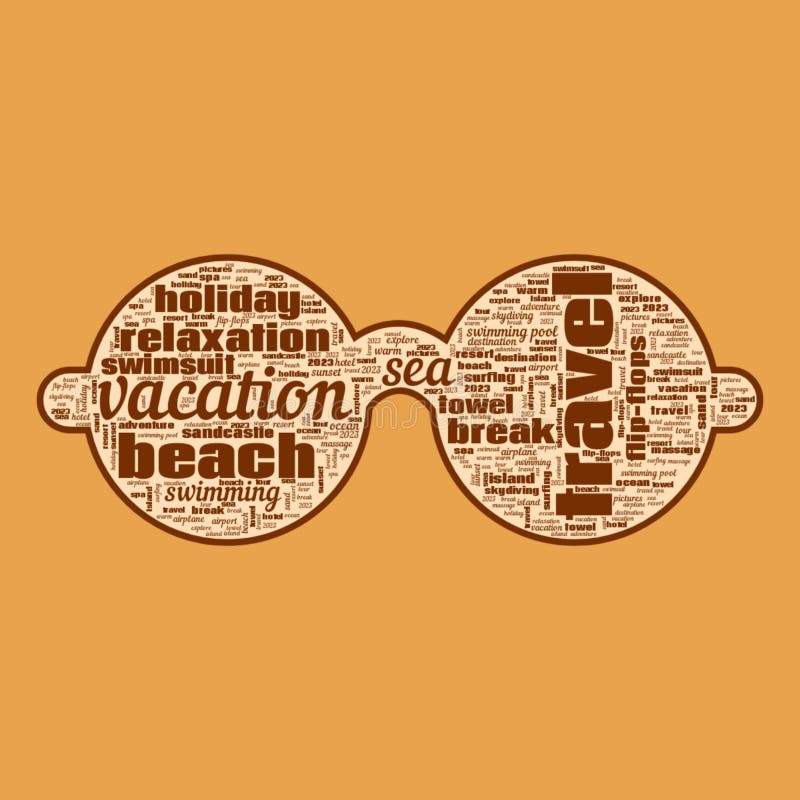 Travel Vacation Text Illustration Background Header Abstract Stock ...