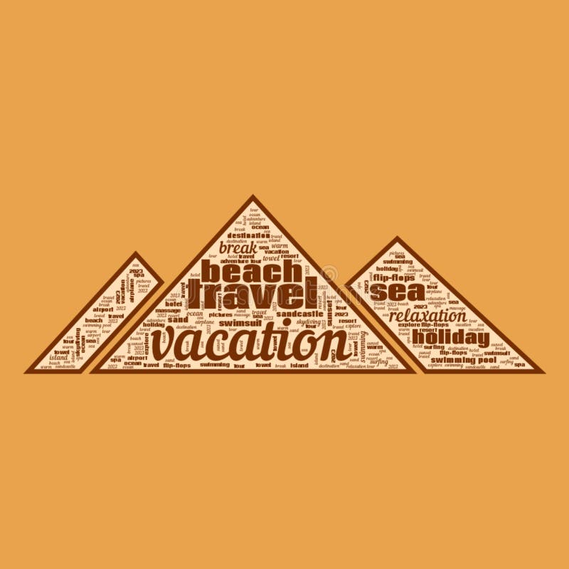 Travel Vacation Text Illustration Background Header Abstract Stock ...