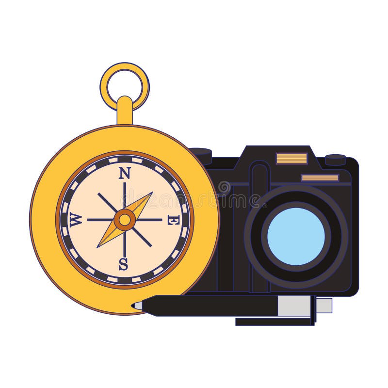 Compass Cartoons Stock Illustrations – 241 Compass Cartoons Stock ...