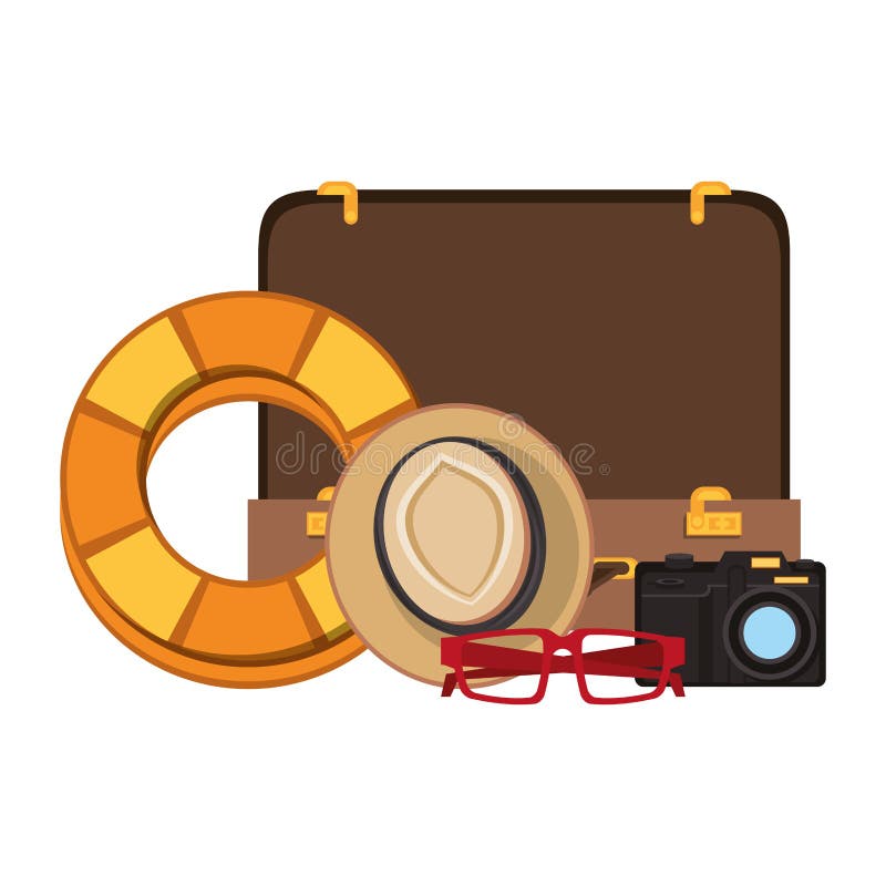 Travel Vacations and Summer Cartoons Stock Vector - Illustration of ...