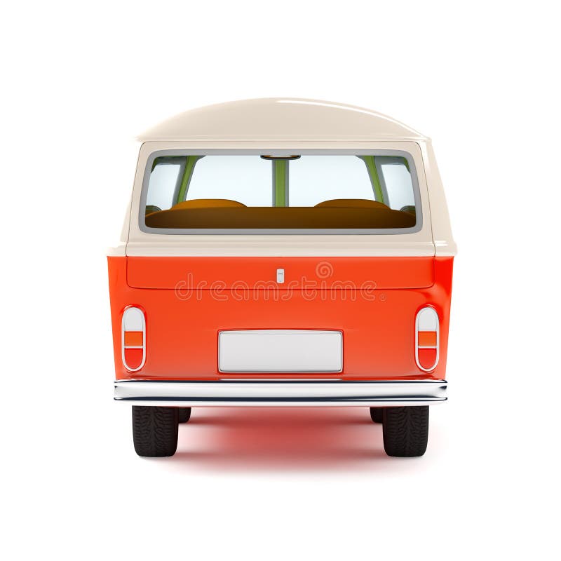 Travel van back stock illustration. Illustration of lifestyle - 50136959