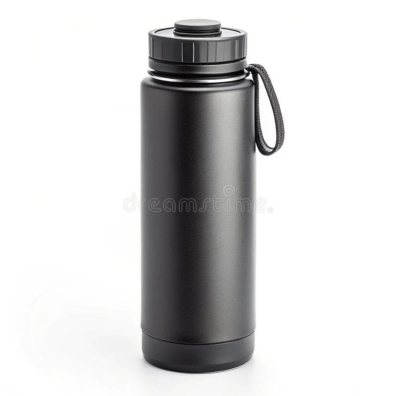 Travel Water Bottle with Built-in Filter Stock Illustration ...