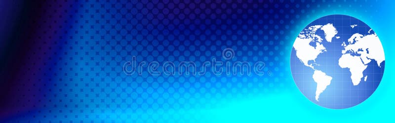 Halftone Web Header / Banner Stock Illustration - Illustration of ...