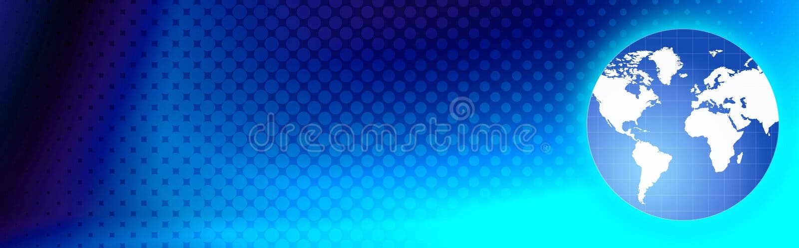 Travel Web Header / World Globe Stock Illustration - Illustration of ...