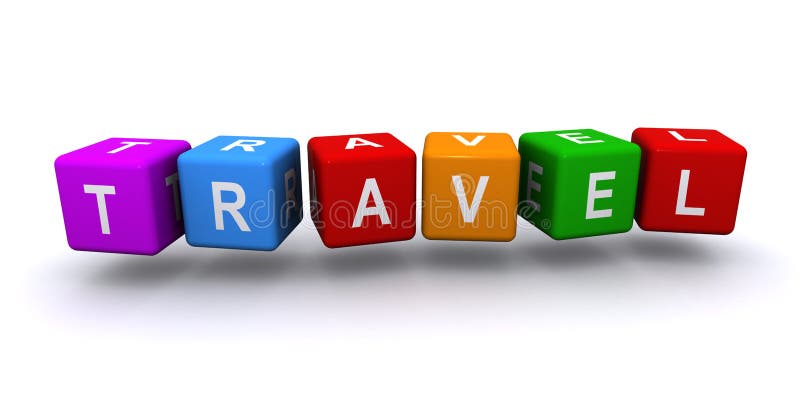 Travel Word Calligraphy. Hand Drawn Motivation Lettering Phrase. Black ...