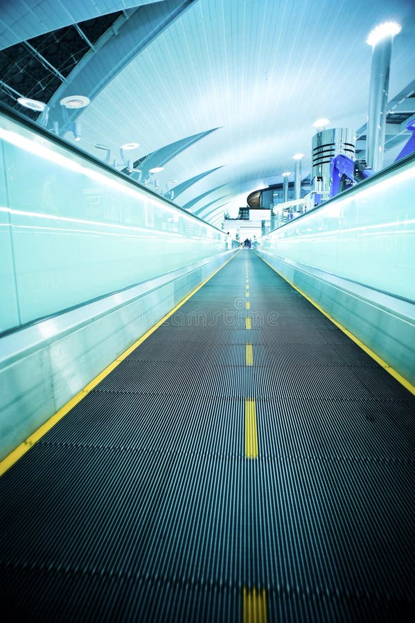 Travelator stock image. Image of entry, move, blur, architecture - 11613303