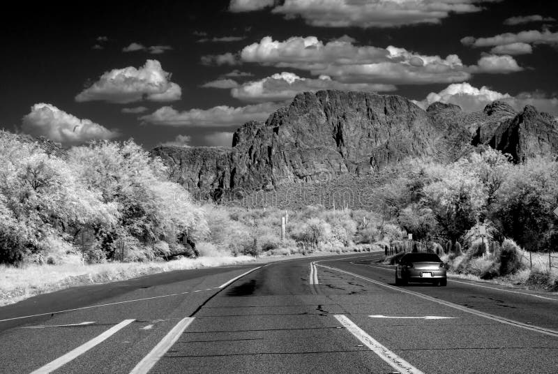 The Traveler stock photo. Image of effect, road, mountaijn - 39575898