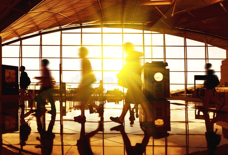 Airport Terminal Banners and Symbols Stock Vector - Illustration of ...