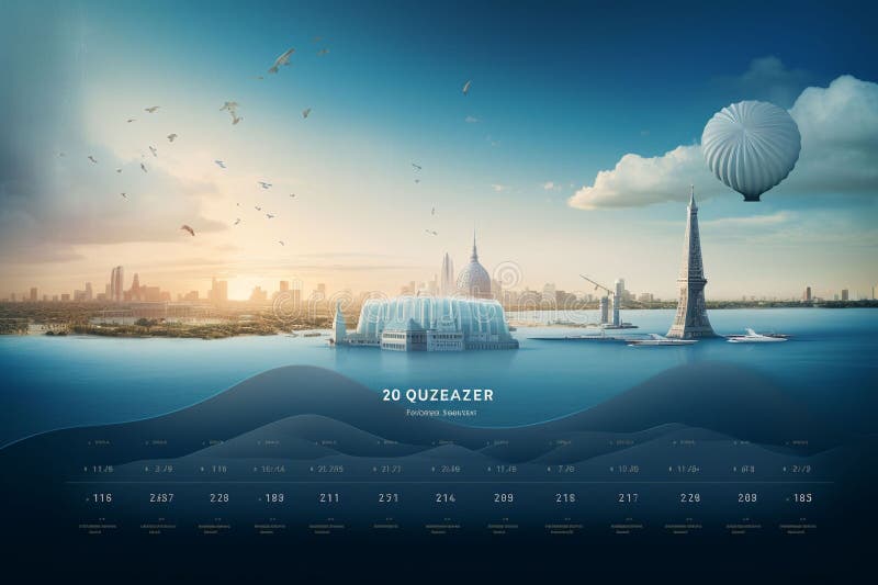 Travelers Dream 2024 Calendar Concepts Featuring Stock Illustration ...