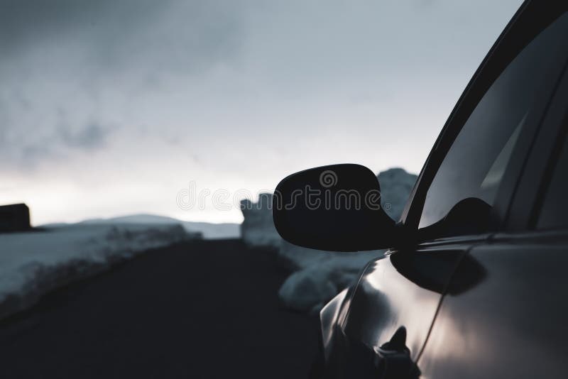 Traveling by Car on a Long Road Stock Image - Image of fast, landscape ...