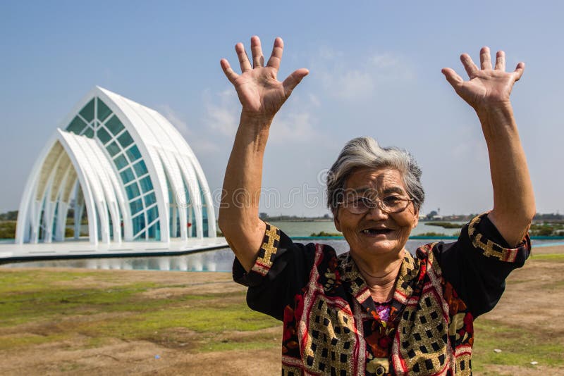 Traveling happy old woman stock image. Image of travel - 54257599