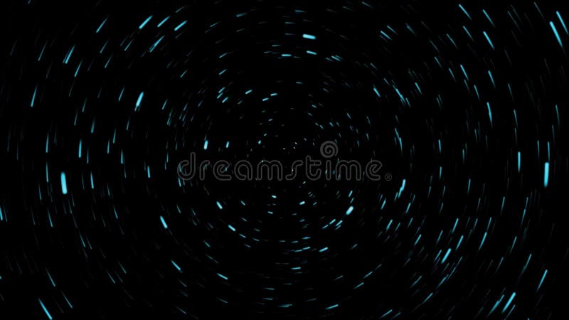 Traveling through Rotating Star Tunnel in Space Loop. Stock Footage ...