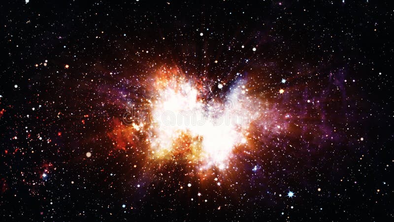 Cosmic Supernova Star 3D Visualization Art Work Spectacular Abstract ...