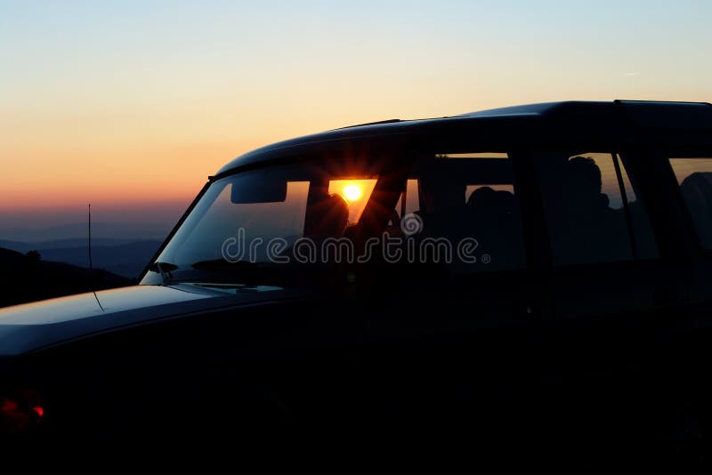 Traveling In Sunset Picture. Image: 595325