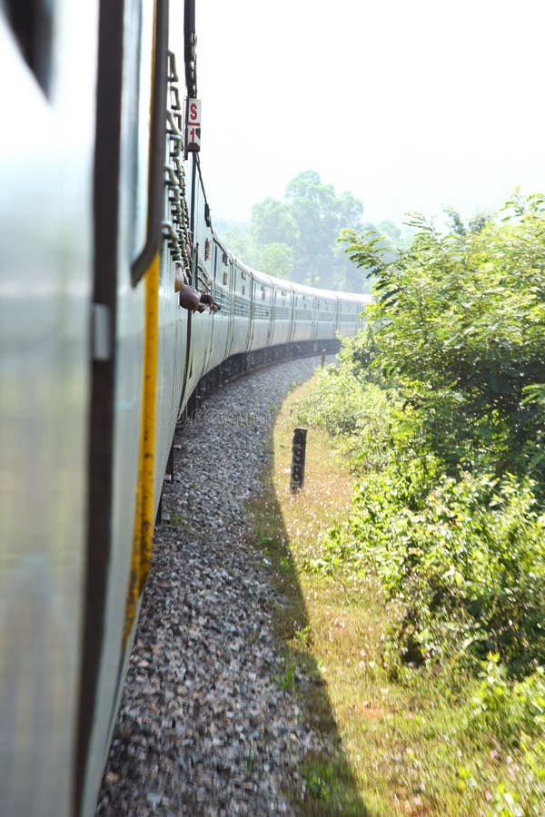 Heritage Toy Train Taking a Turn on Hilly Tracks Editorial Photography ...