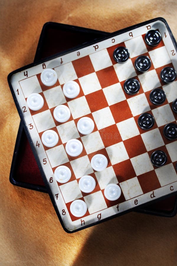 Travelling draughts stock photo. Image of brown, chequered - 30294670