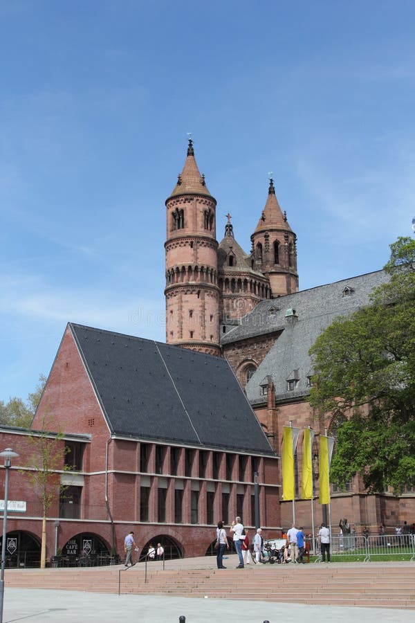 Historical Part of Worms, Germany Editorial Stock Image - Image of chapel, germany: 245249514