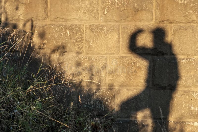 Travelling the Shadow Looking Up, the Diagonal of the Grass and Walls ...
