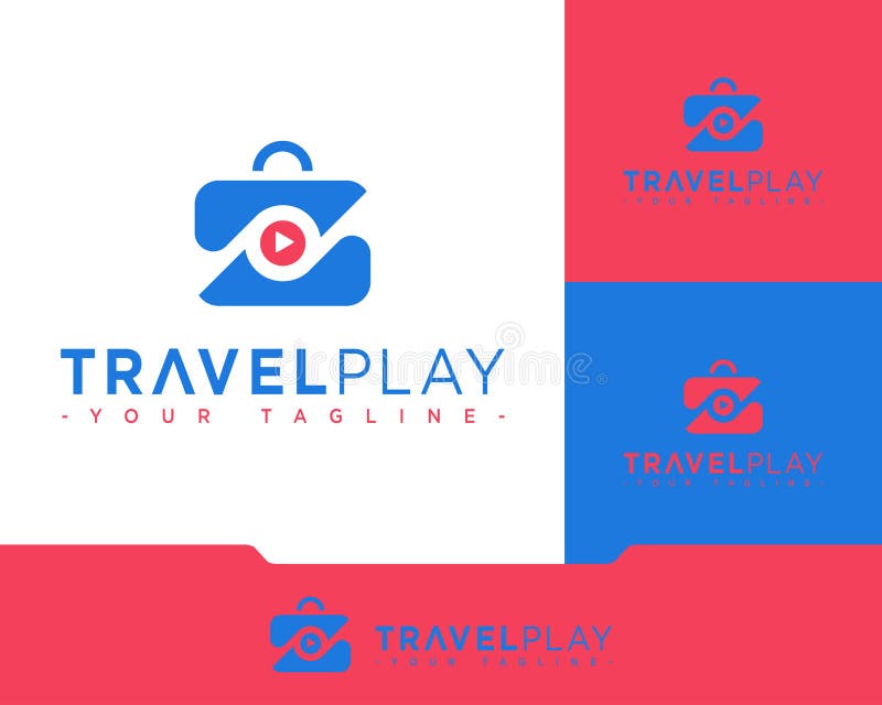 Logo Vector Graphic of Play Travel for Company Your Travel Agency Stock ...