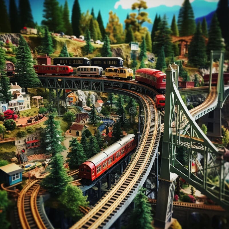 Traverse the Model World stock image. Image of charm - 291901425