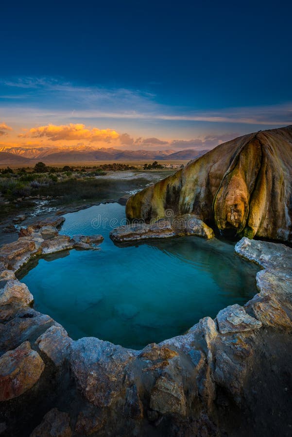 Travertine Hot Springs stock photo. Image of geothermal - 74797592