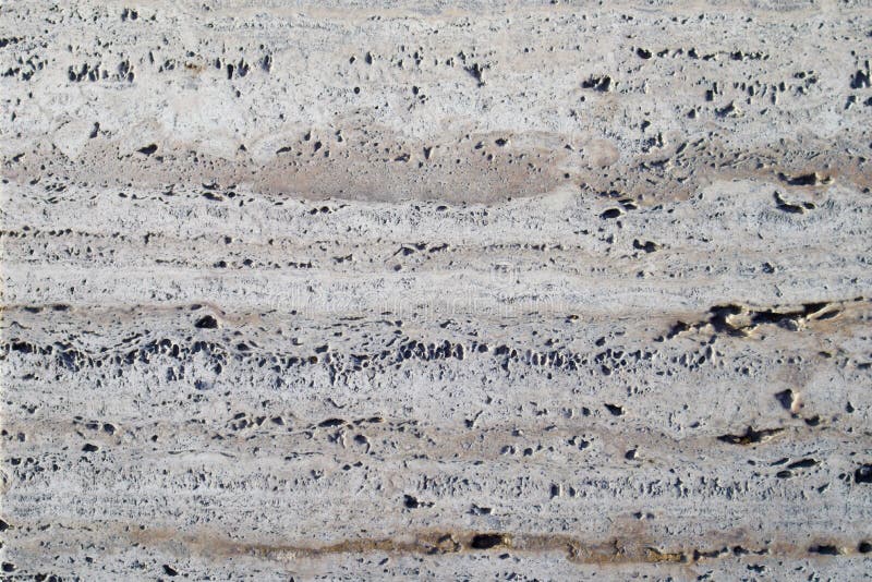 Travertine Marble Surface Weathered by Time Stock Image - Image of ...
