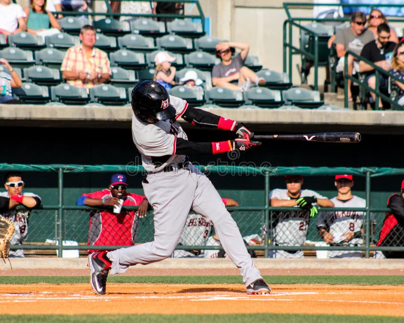 Travis Demeritte, Hickory Crawdads Editorial Image - Image of travis ...