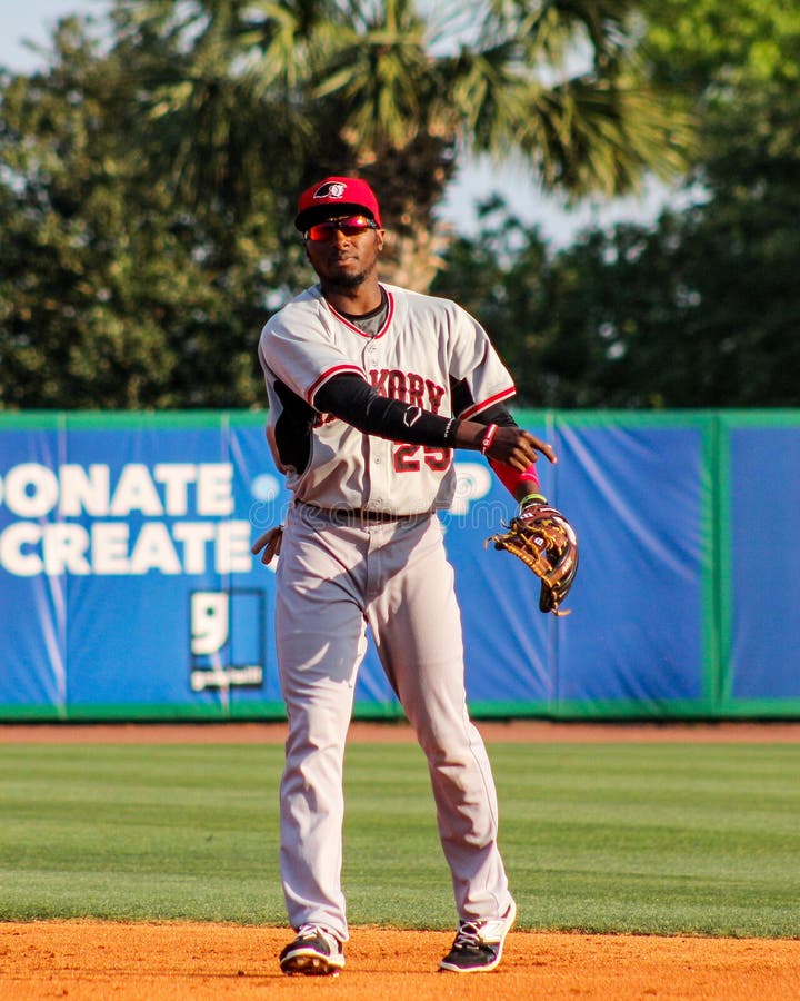 Travis Demeritte, Hickory Crawdads Editorial Stock Photo - Image of ...