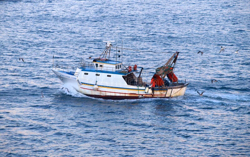 Trawl-net stock image. Image of fish, trawl, navy, boat - 3593697