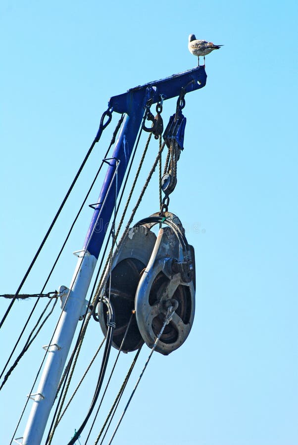 Beam trawl and nets stock photo. Image of blue, netherlands - 26037842