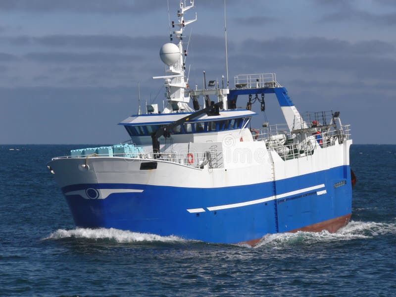 Fishing Trawler C stock photo. Image of ship, advanced - 23527224