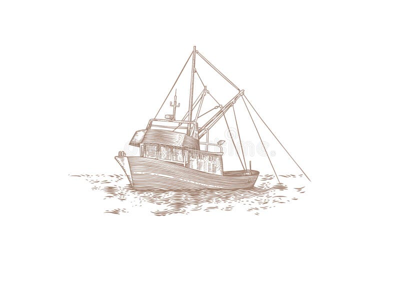 Trawler Stock Illustrations – 1,858 Trawler Stock Illustrations ...