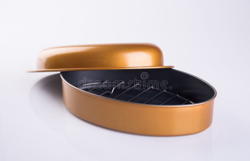 Tray or Baking Tray on a Background. Stock Photo - Image of frying ...