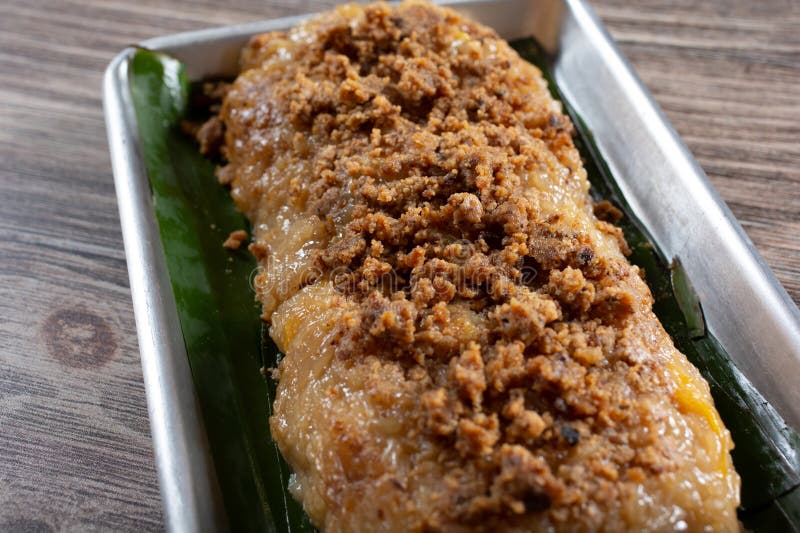 Tray of Biko, Filipino Food Stock Image - Image of table, retail: 281144865