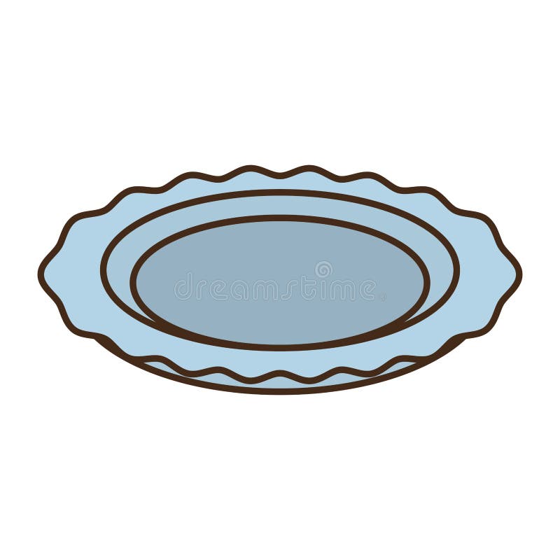 Catering Platter Menu Restaurant Isolated Design Icon Stock Vector ...